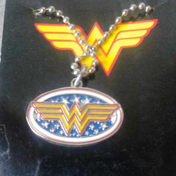 Jewelry | Wonder Woman Logo Stainless Steel Charm W Chain | Poshmark